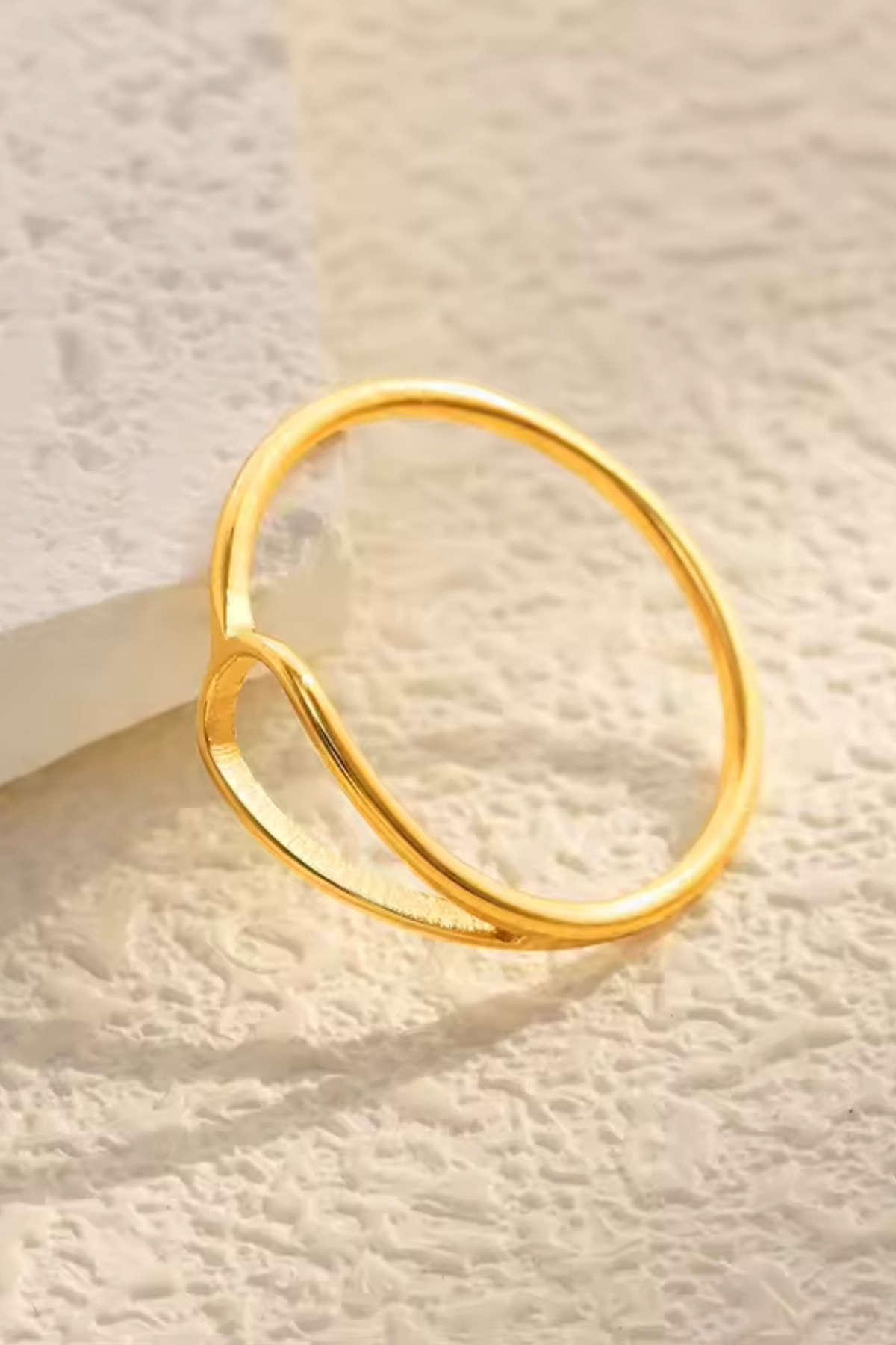 Open Tear Drop Ring | Salted Avenue