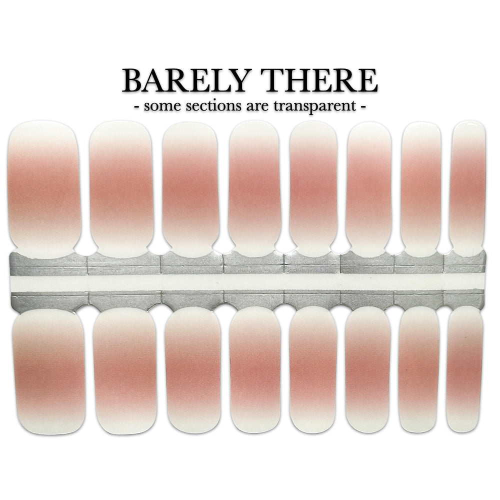 Barely There Nail Wraps | Blush & Nude Ombre | Salted Avenue | Salted ...
