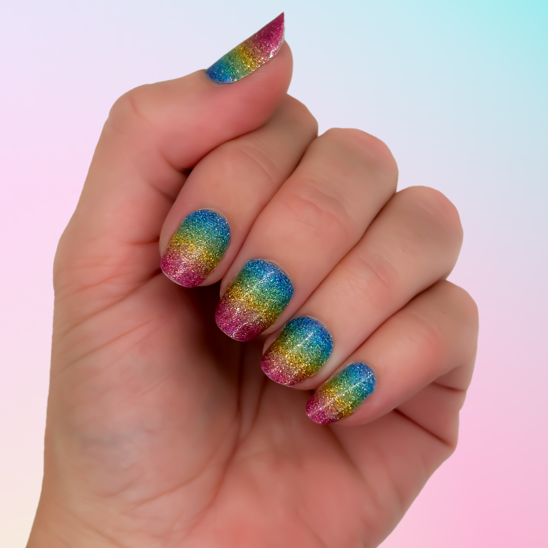 Nail Wrap - Rainbow Ombré | Salted Avenue