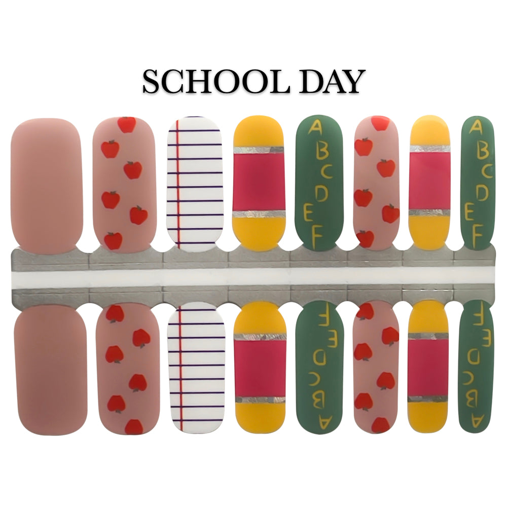 Nail Wrap - School Day | Salted Avenue