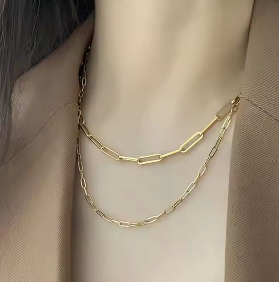 Large Paper Clip Chain | Salted Avenue