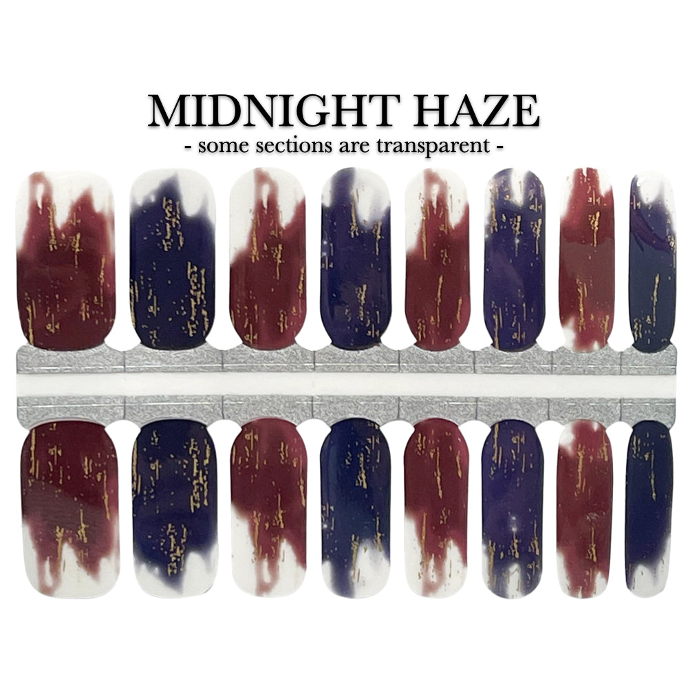 Nail Wrap - Midnight Haze | Salted Avenue