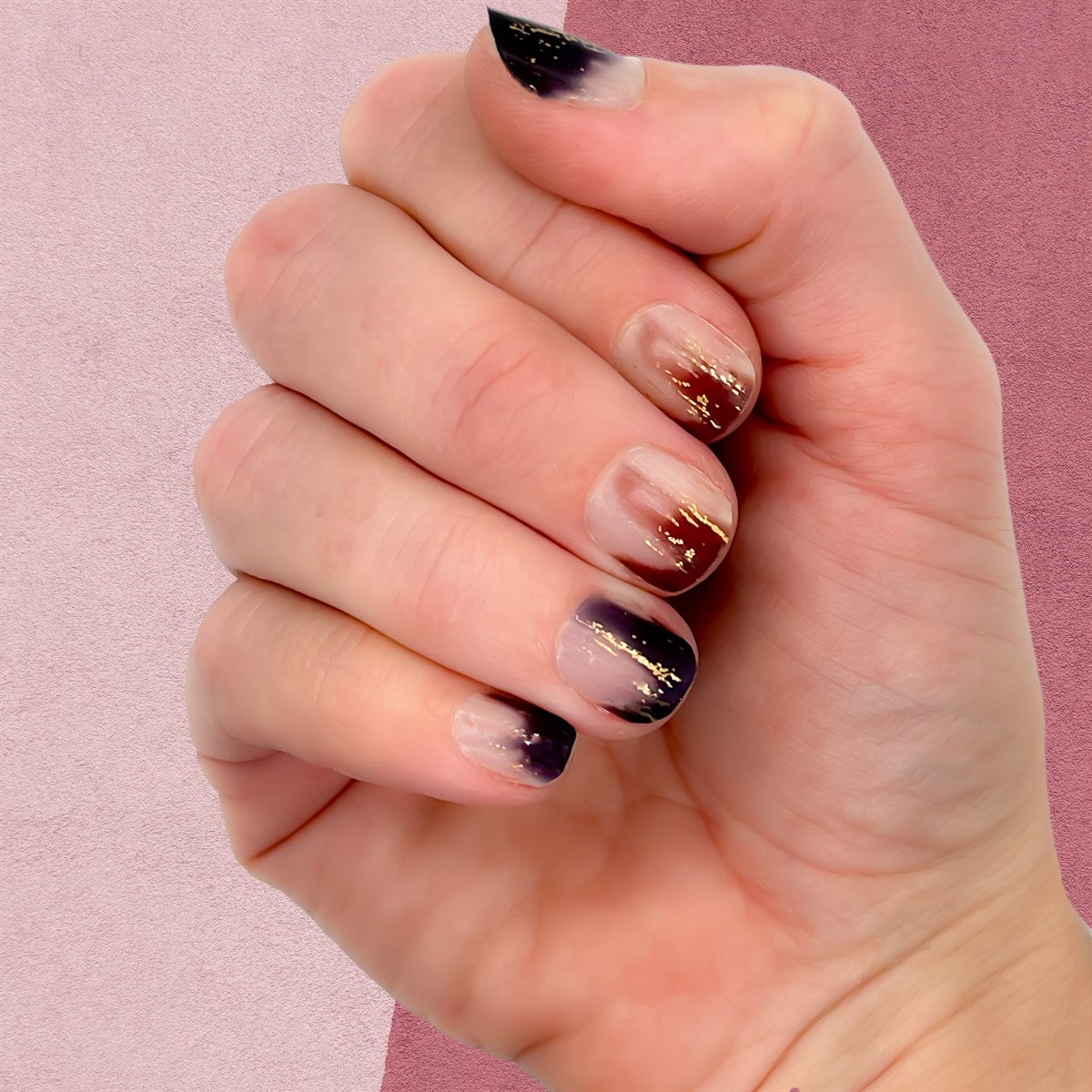 Nail Wrap - Midnight Haze | Salted Avenue